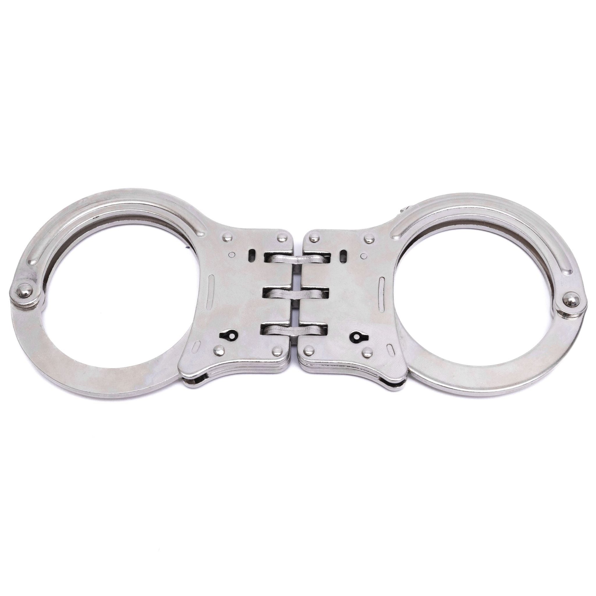 Hinged Handcuffs - Rigid Classic Cuffs with Two Keys | Age of Bondage